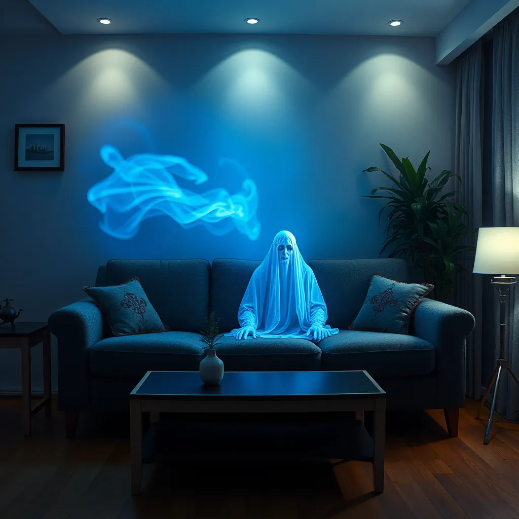 Strange Encounter: Ghost Appears on Couch Photo : MysteryLores