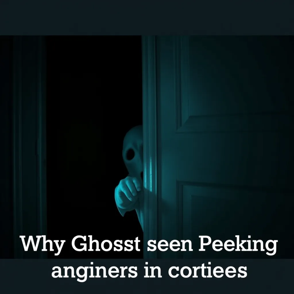 Why Ghosts are Seen Peeking Around Corners in Videos : MysteryLores