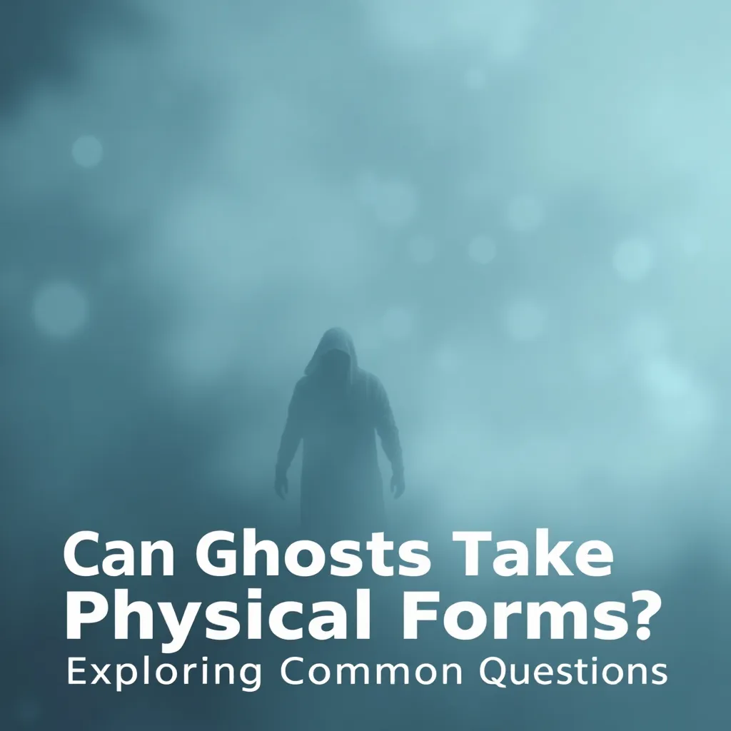 Can Ghosts Take Physical Forms? Exploring Common Questions : MysteryLores