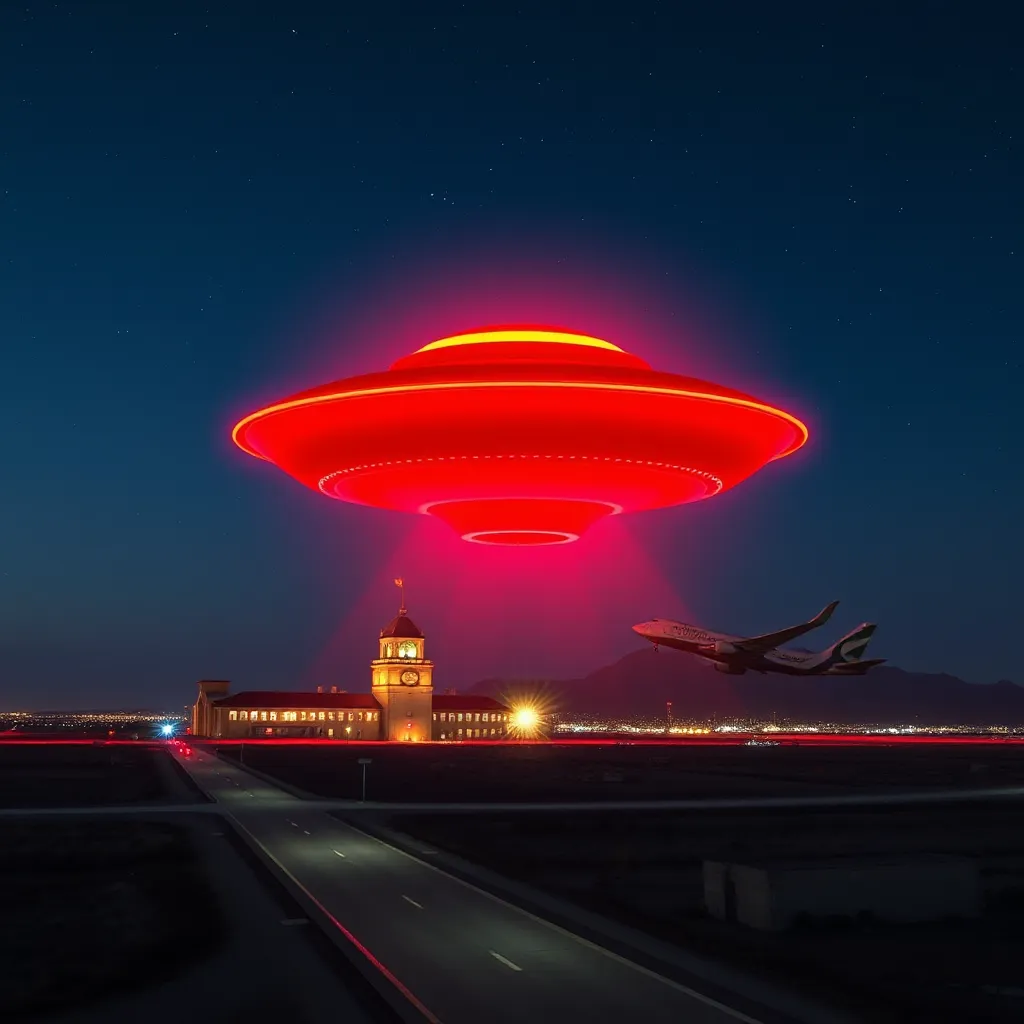 Giant Red UFO Witnessed by Boeing Contractors at Vandenberg : MysteryLores