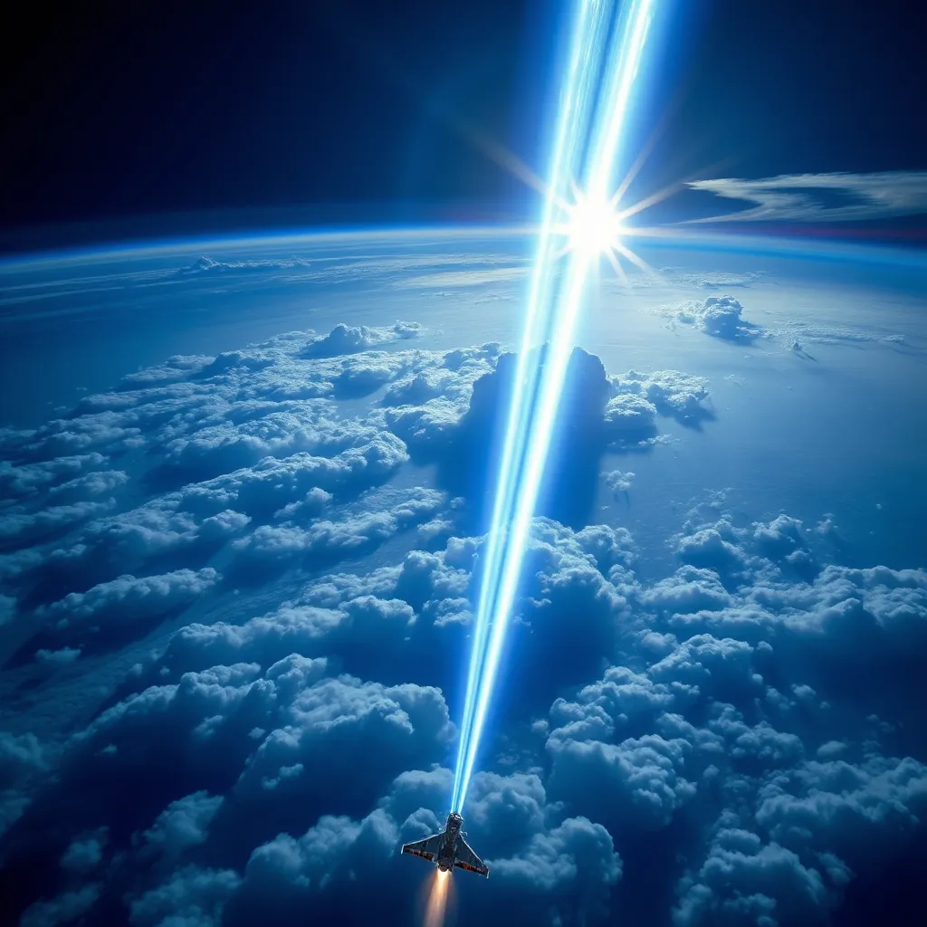 Astronaut Captures Stunning Giant Blue Jet from ISS : MysteryLores