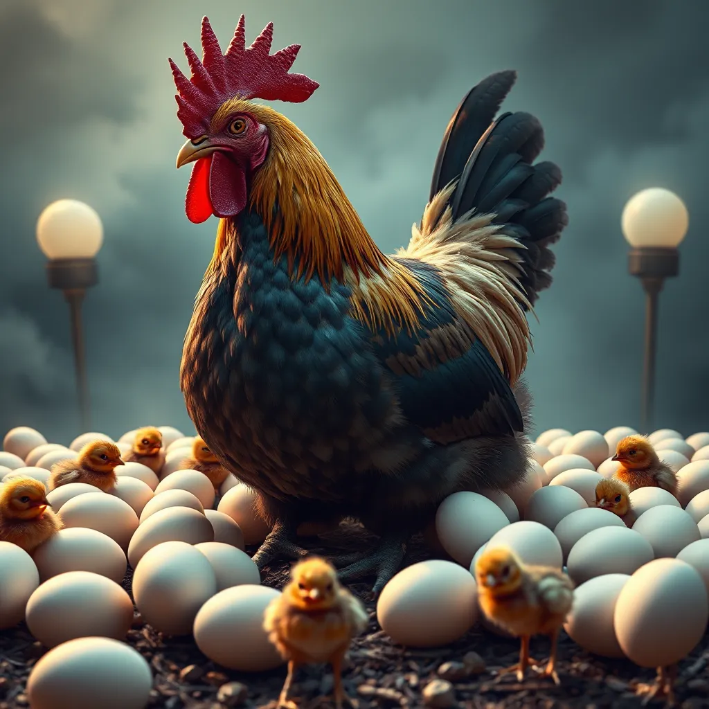 Giant Chicken Laying Eggs Sparks Disturbing Dream Drama : MysteryLores