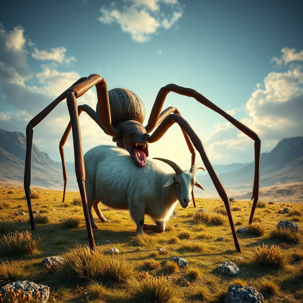 Understanding a Dream About a Giant Spider and Goat : MysteryLores