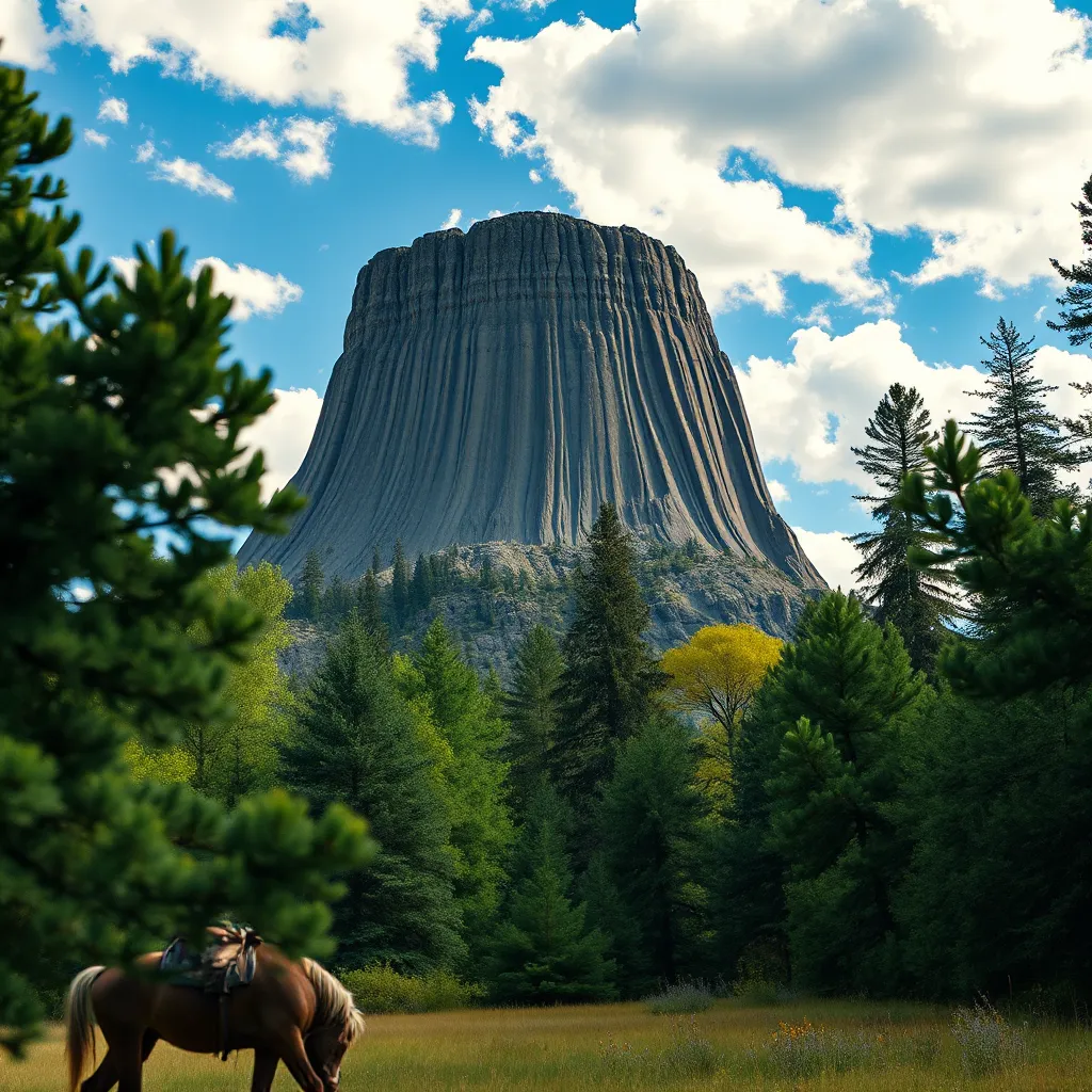 Exploring The Giant Trees Theory: Devil's Tower Facts : MysteryLores