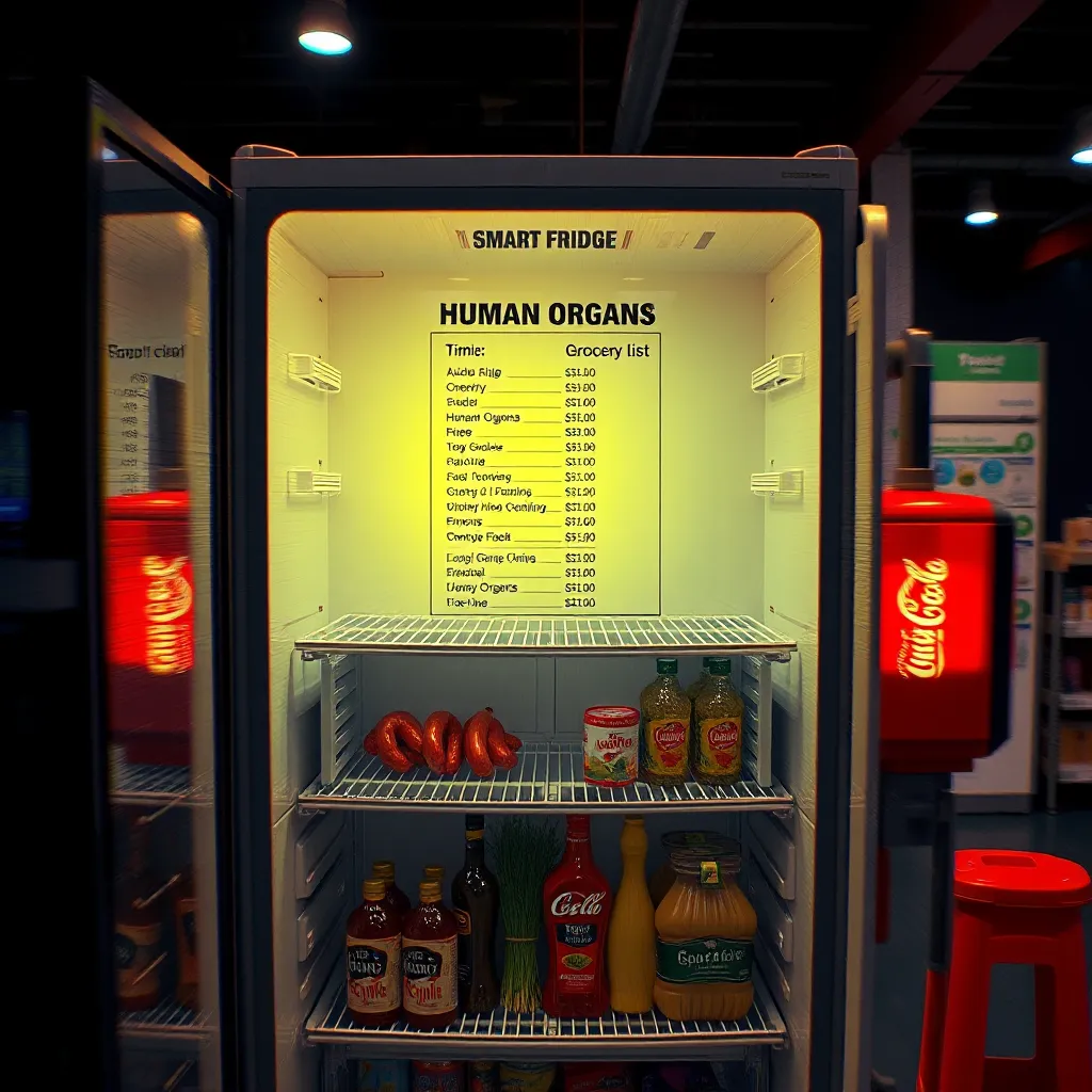 Smart Fridge Glitch: Ordering Human Organs? : MysteryLores