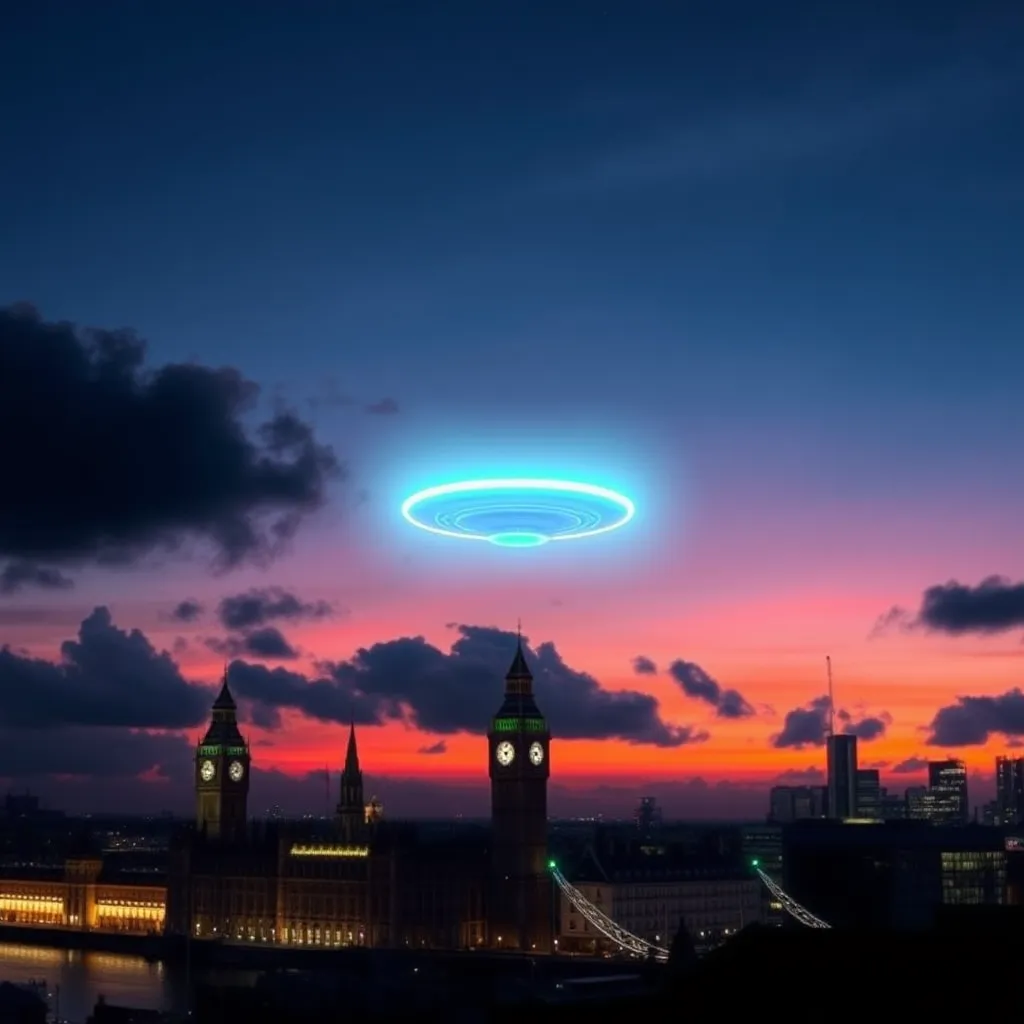 Mysterious Object Sighted Over North London Skies : MysteryLores