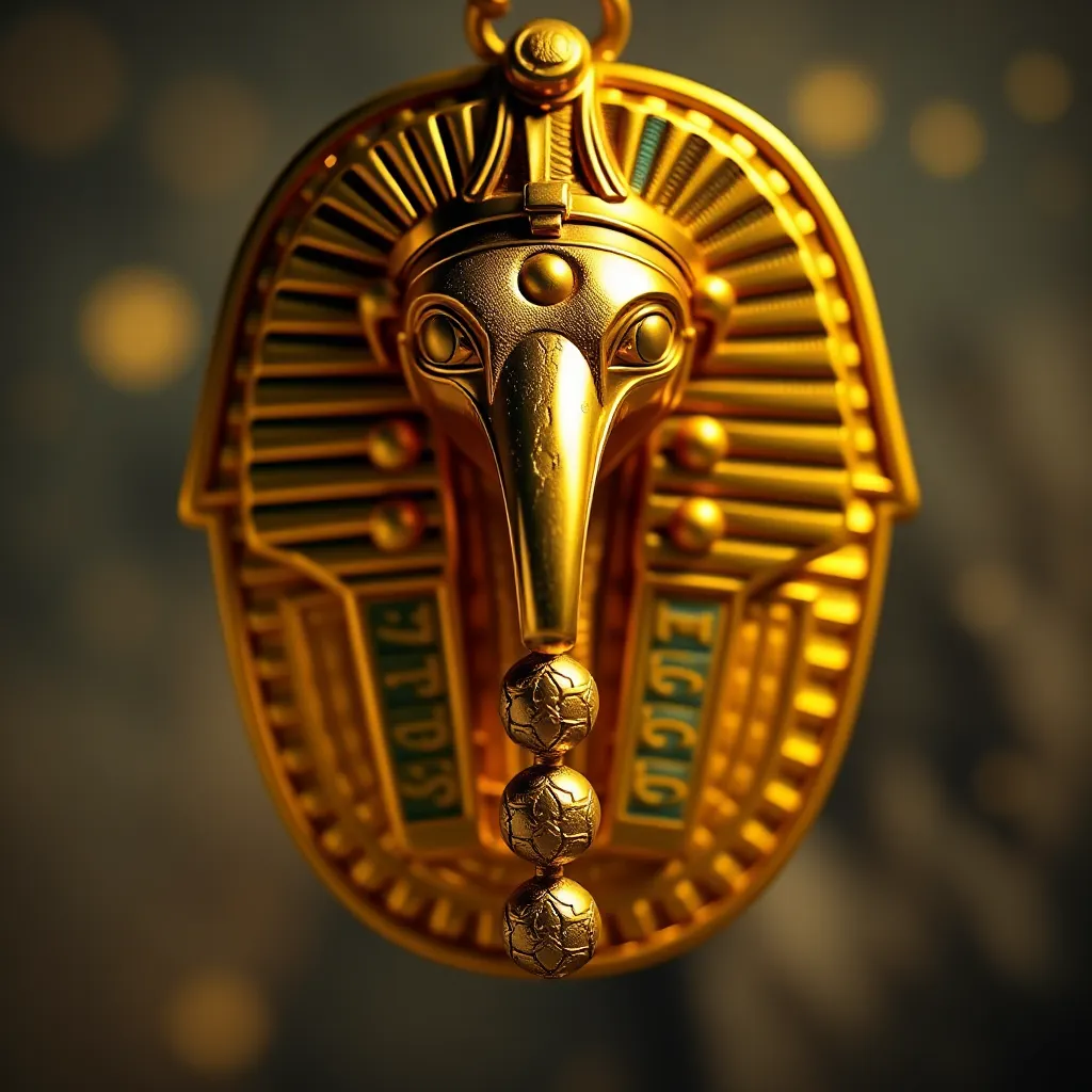 Ancient Egyptian Gold Pendant Featuring Thoth Revealed : MysteryLores