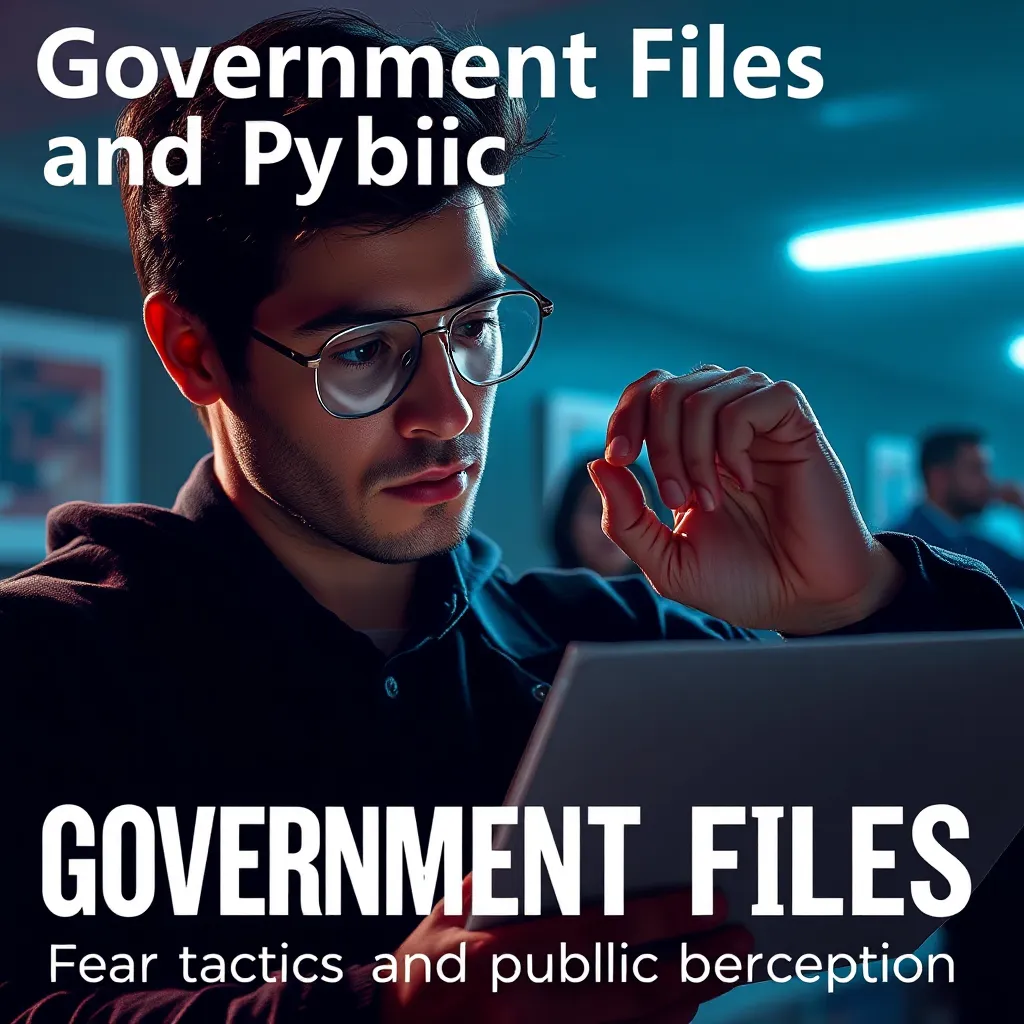 Government Files: Fear Tactics and Public Perception : MysteryLores