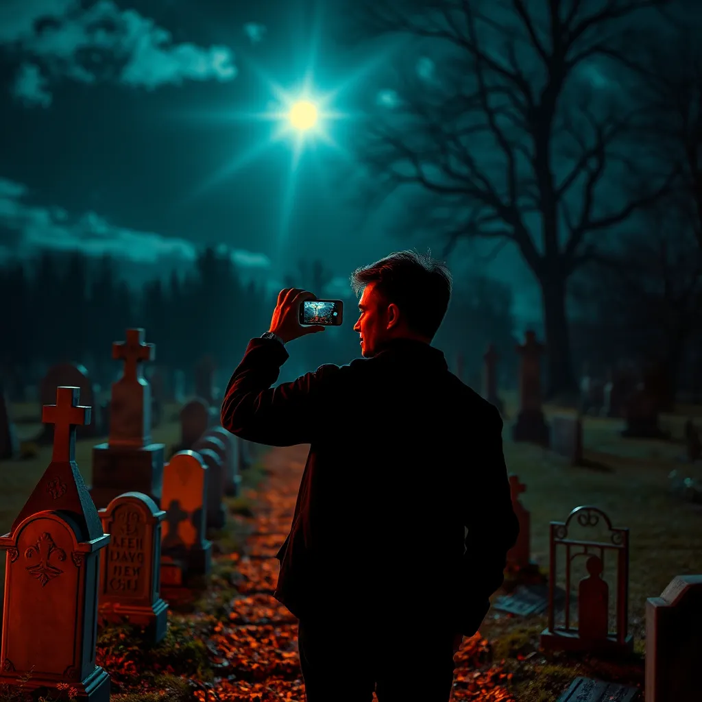 Testing iPhone Camera at Graveyard: Strange Photo Encounter : MysteryLores