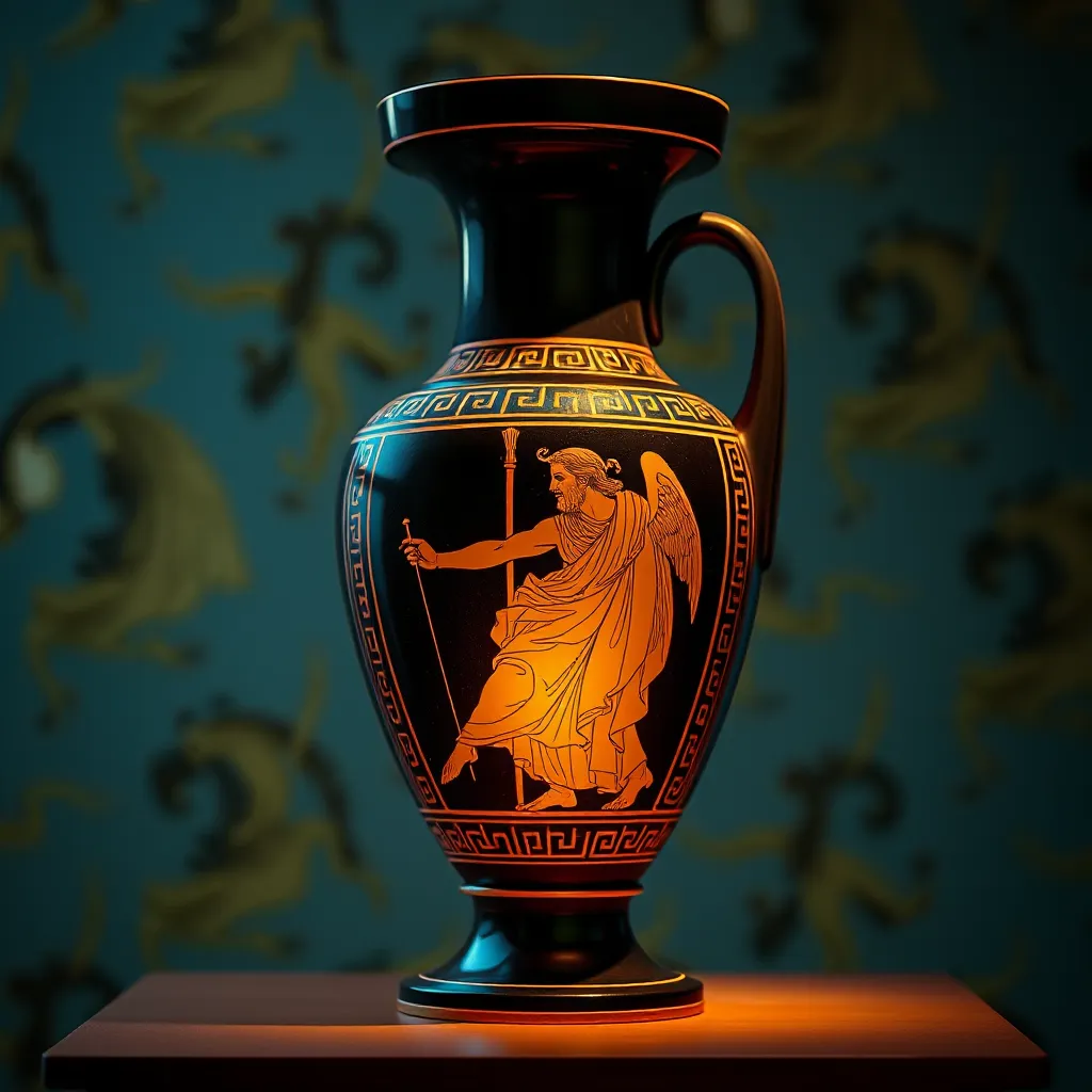 Unique Greek Vase with Hermes Found in Thrift Store : MysteryLores