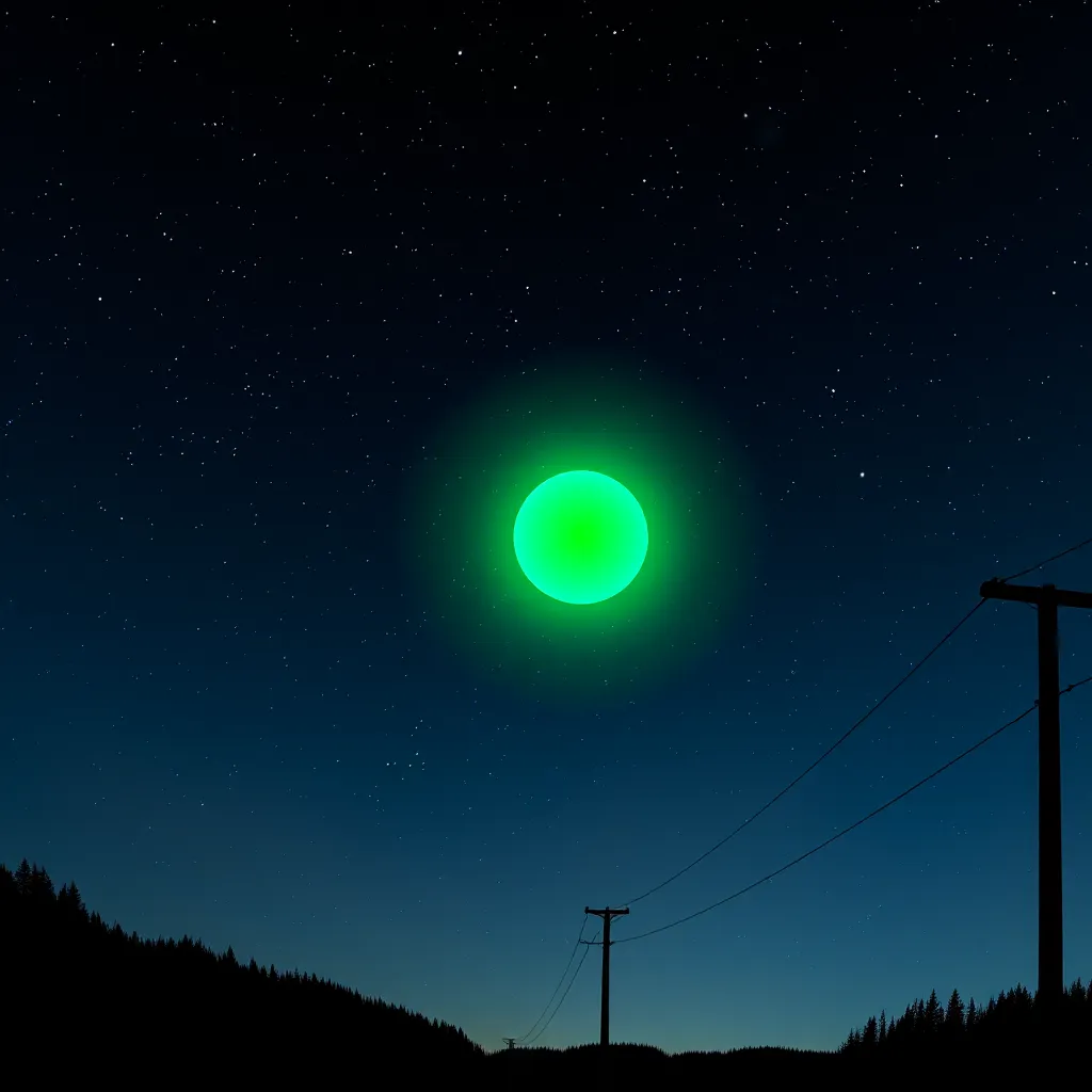 Unseen Green Orb Captured in Sequence Photos Raises Eyebrows : MysteryLores