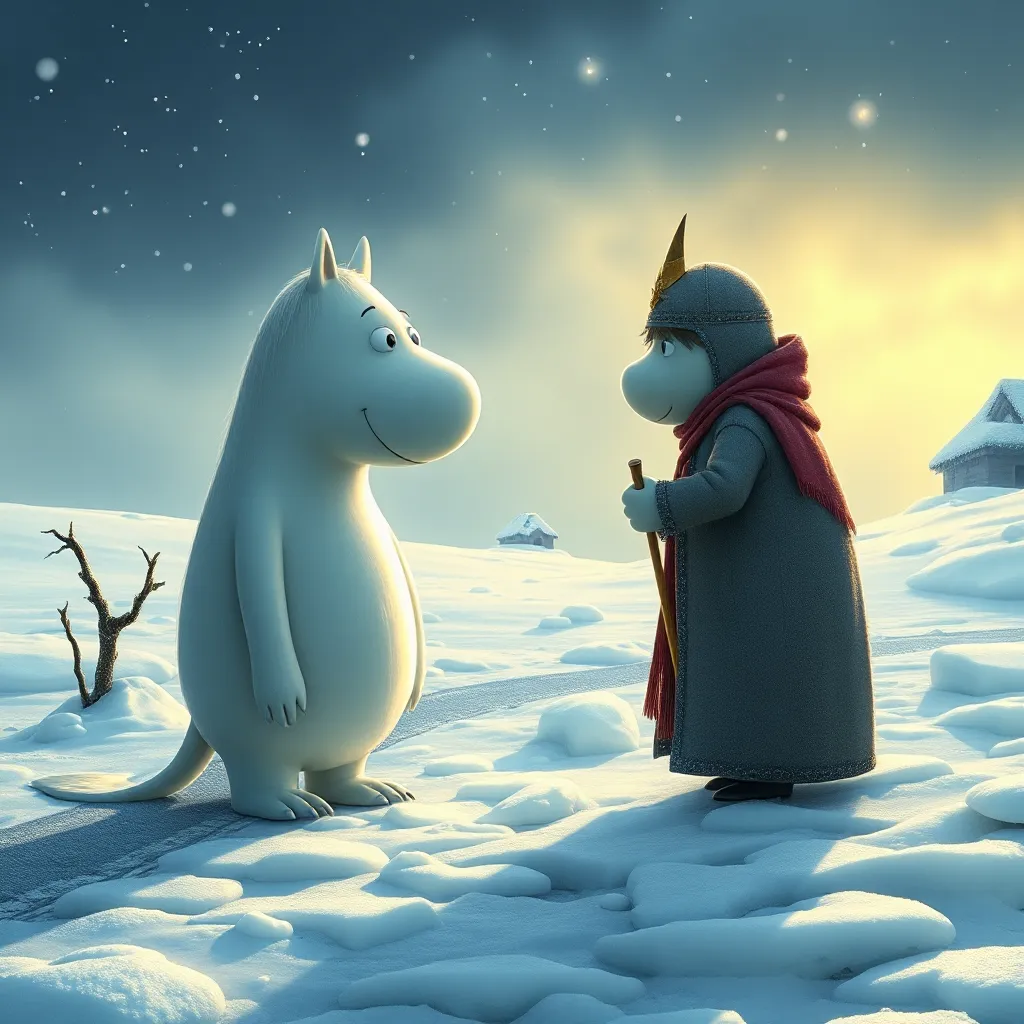 The Lady of the Cold Battles Groke in Moomin Stories : MysteryLores
