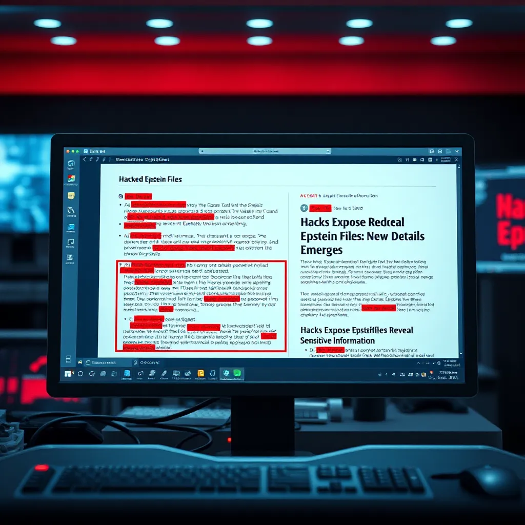 Hacks Expose Redacted Epstein Files: New Details Emerge : MysteryLores