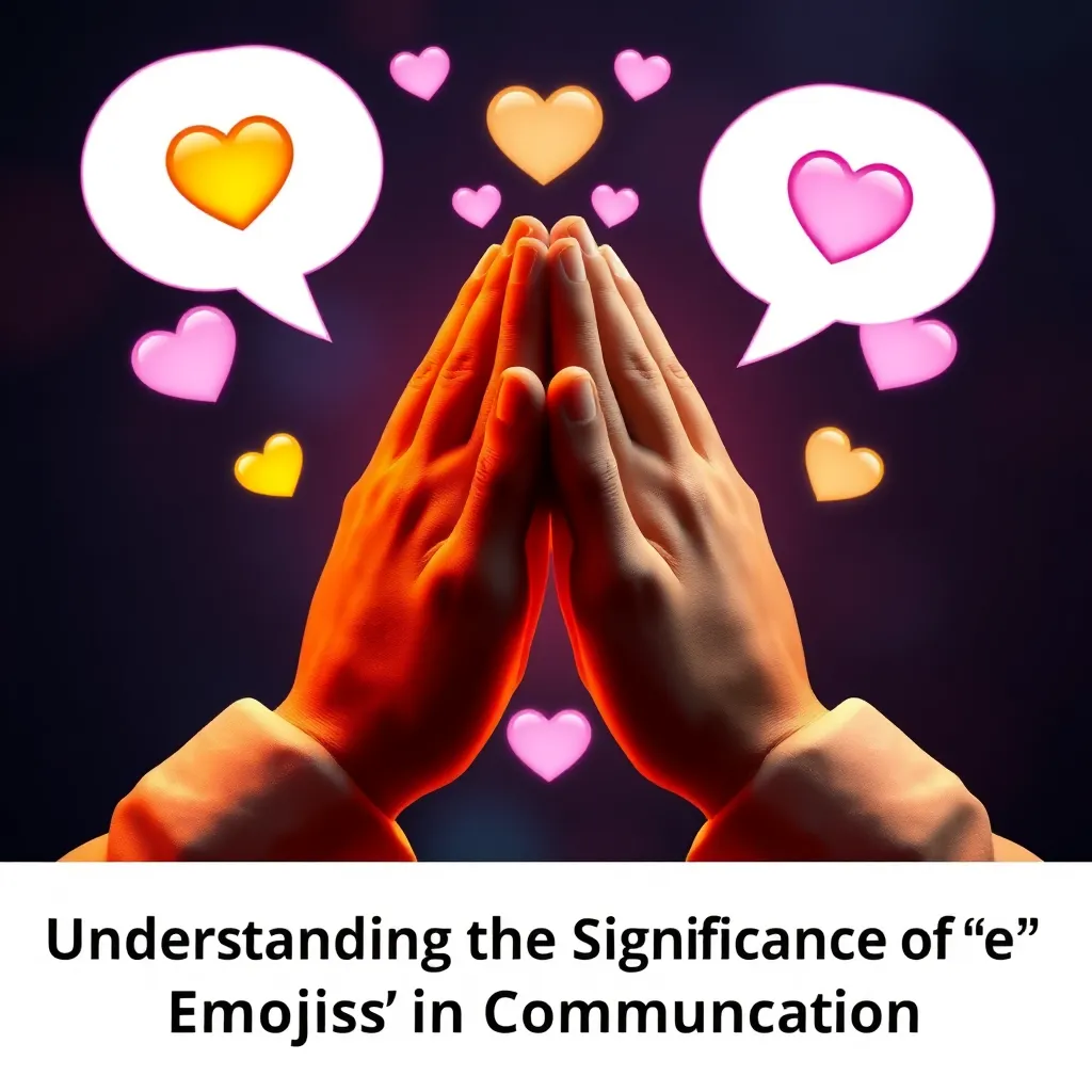 Understanding the Significance of 🙏 Emojis in Communication : MysteryLores