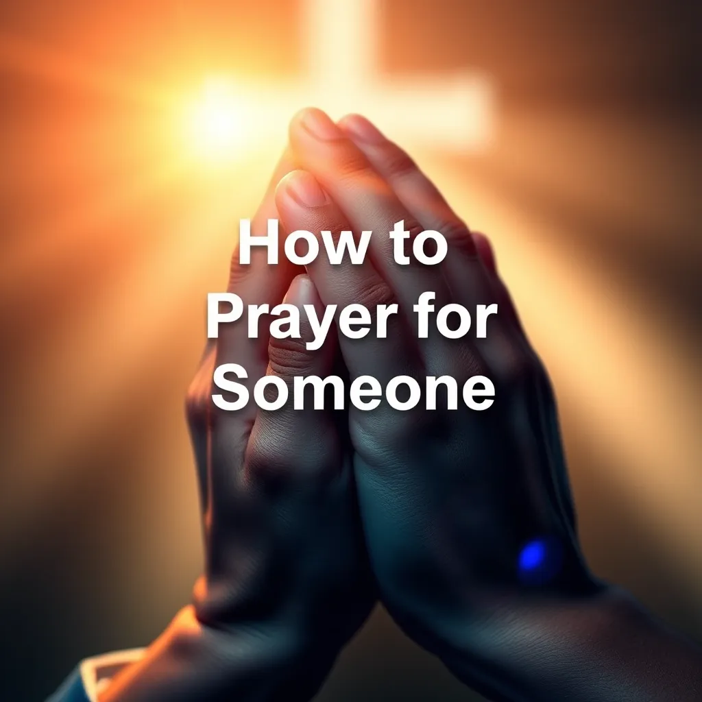 How to Pray for Someone: A Step-by-Step Guide : MysteryLores