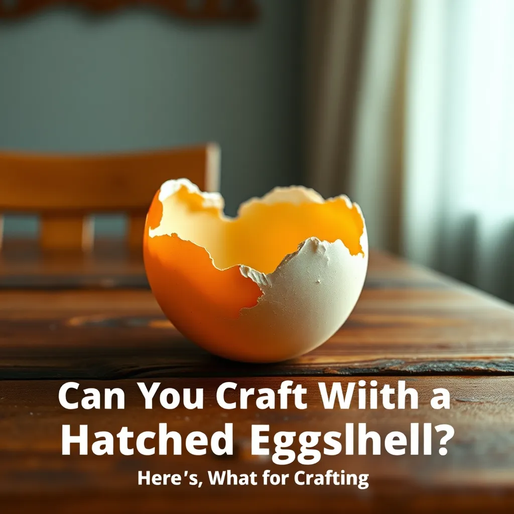 Can You Craft With a Hatched Eggshell? Here’s What to Know : MysteryLores