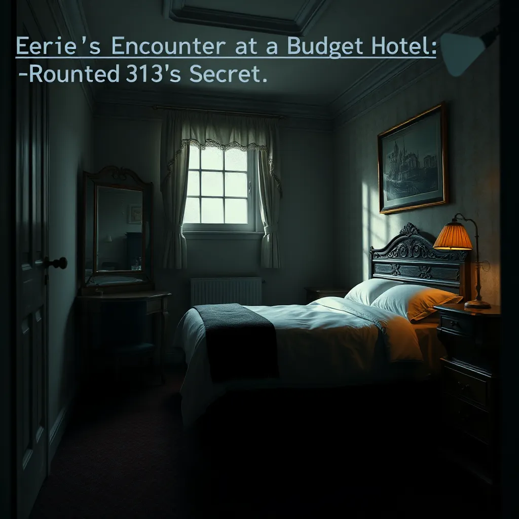 Eerie Encounter at a Budget Hotel: Room 313's Secret : MysteryLores