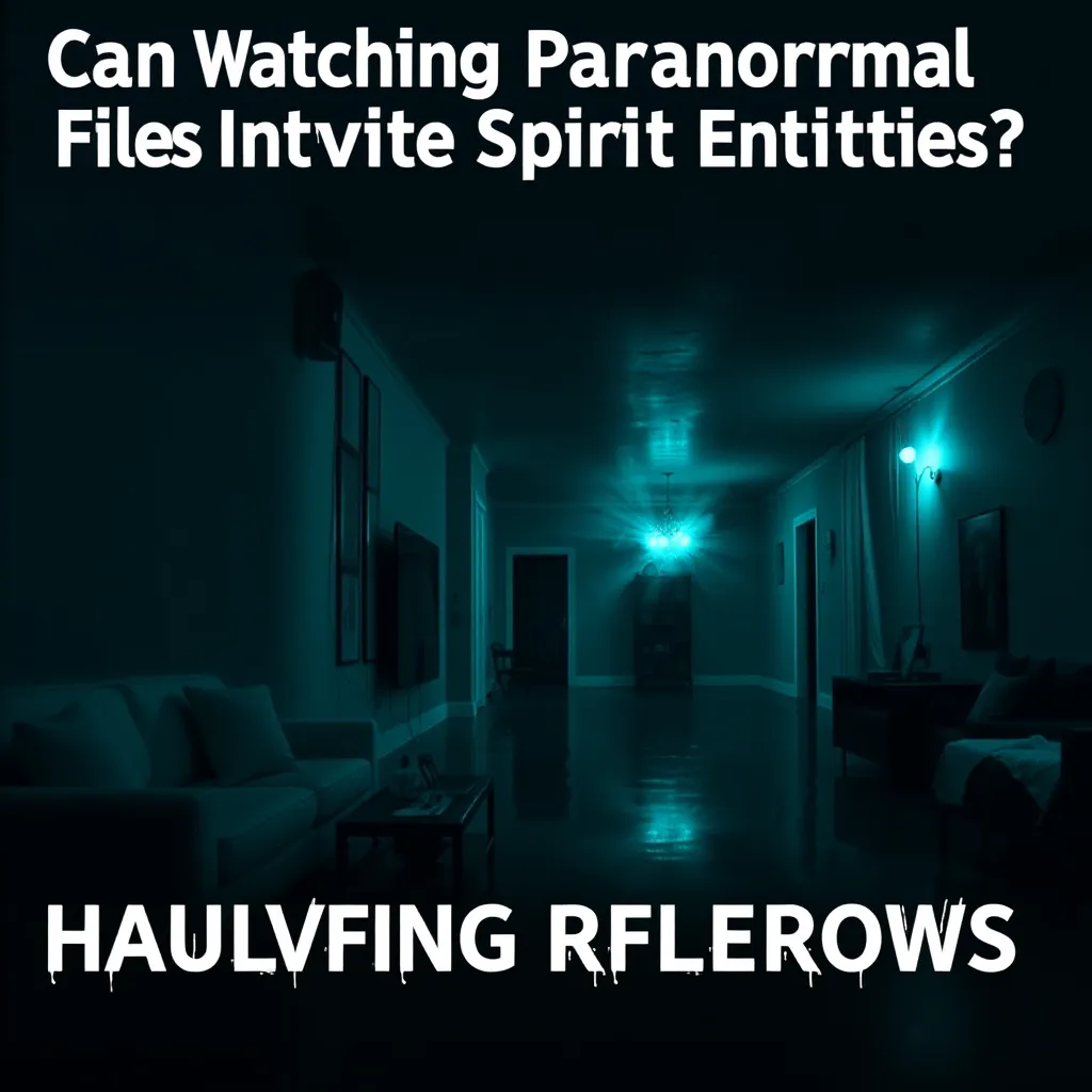 Can Watching Paranormal Files Invite Spirit Entities? : MysteryLores