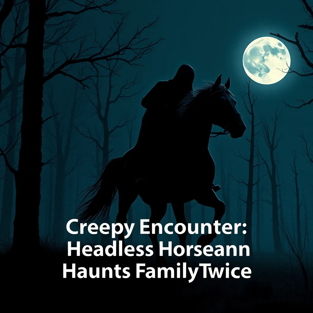 Creepy Encounter: Headless Horseman Haunts Family Twice : MysteryLores