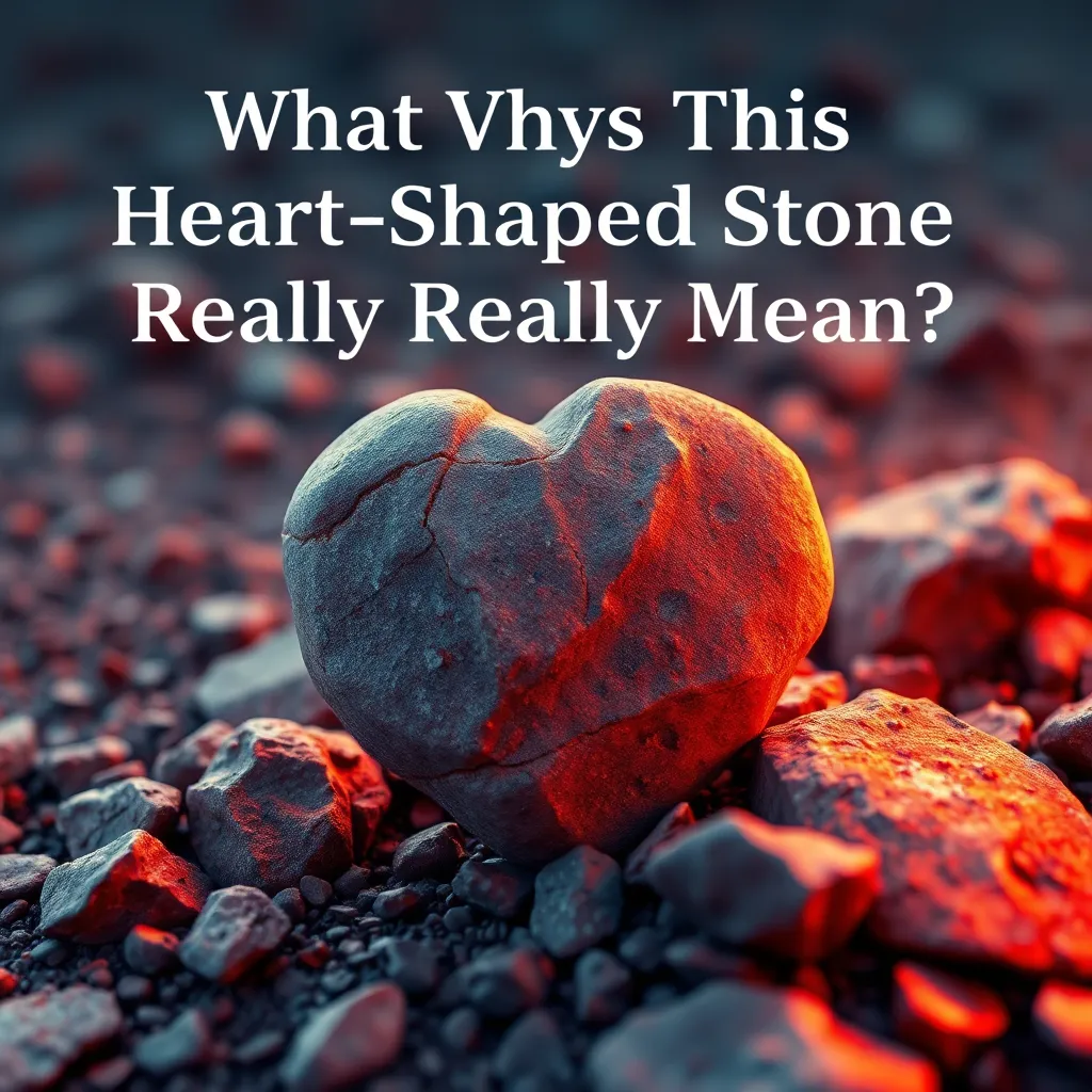 What Does This Heart-Shaped Stone Really Mean? : MysteryLores