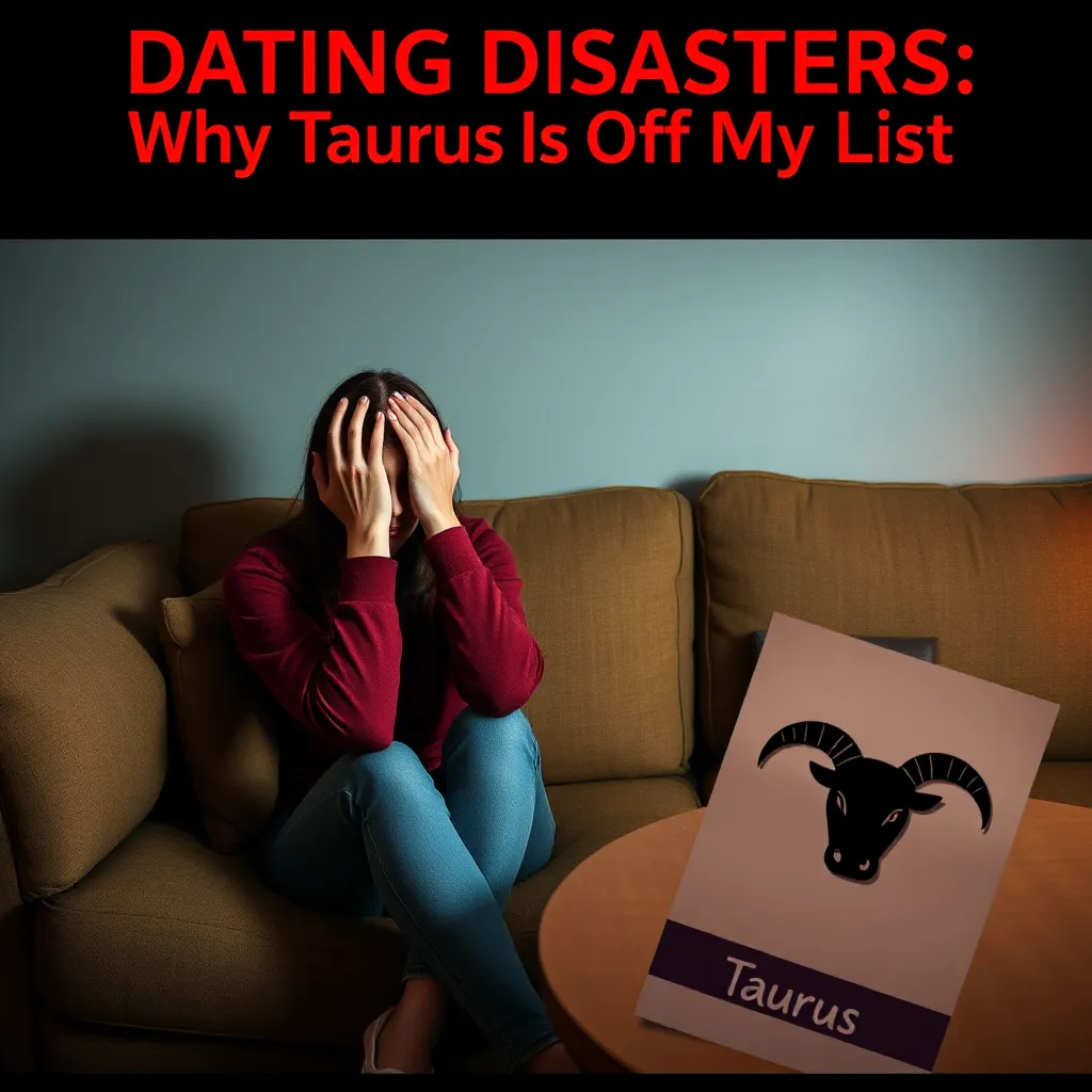 Dating Disasters: Why Taurus Is Off My List : MysteryLores