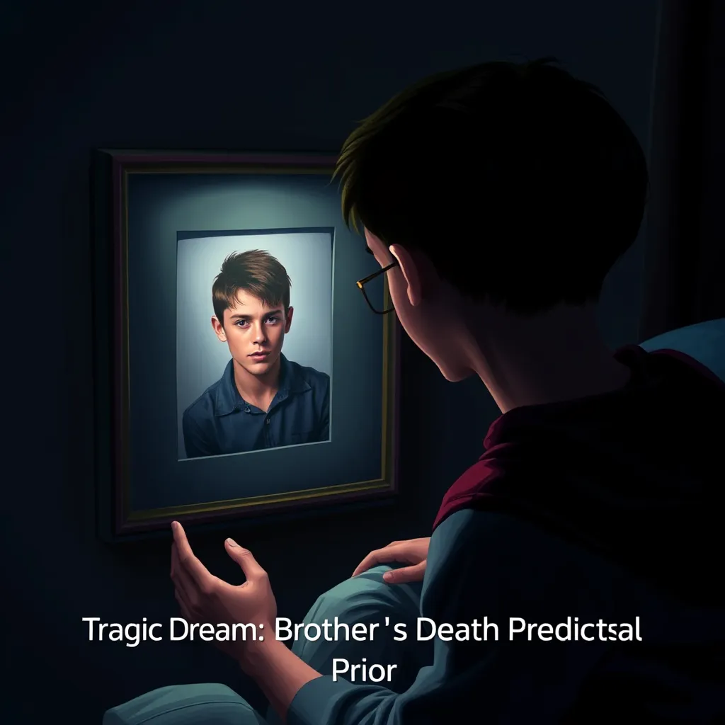 Tragic Dream: Brother's Death Predicted a Week Prior : MysteryLores