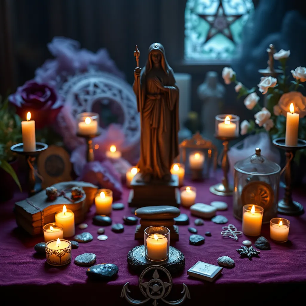 Proudly Showcasing My First Hekate Altar Creation : MysteryLores