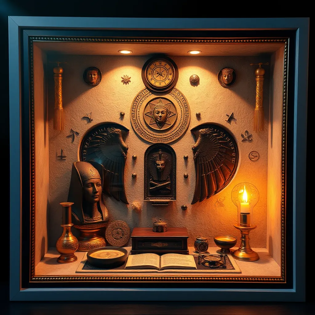 Explore My Hermes-Thoth Shadow Box Altar Creation : MysteryLores
