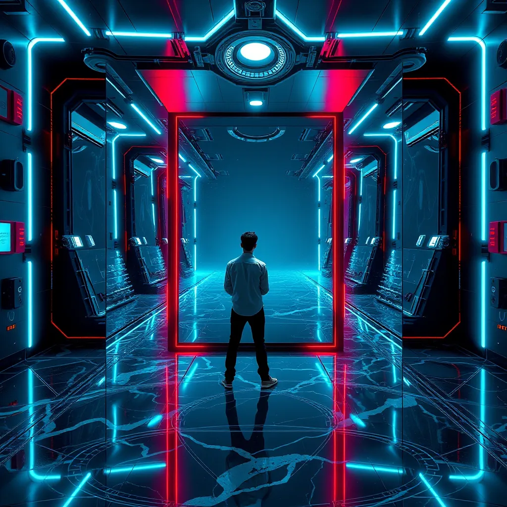 Exploring a New Paradox of Inverted Matter with Mirrors : MysteryLores