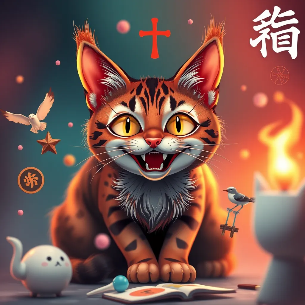 Exploring the Meanings Behind Hissing Cat Symbols : MysteryLores