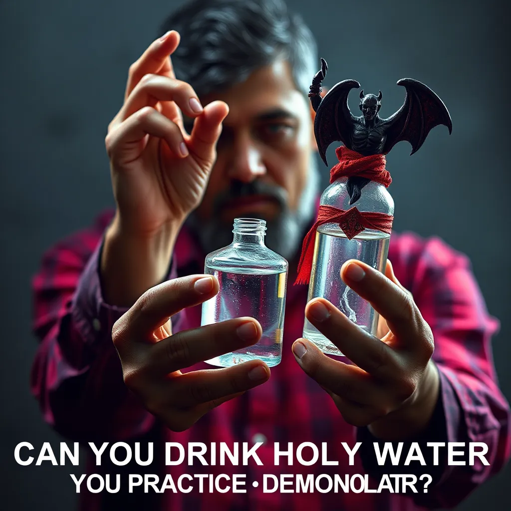 Can You Drink Holy Water If You Practice Demonolatry? : MysteryLores