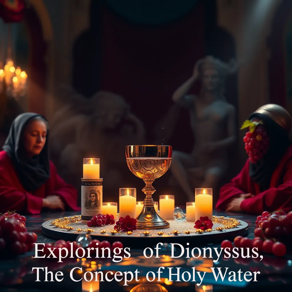 Exploring Dionysus: The Concept of Holy Water : MysteryLores