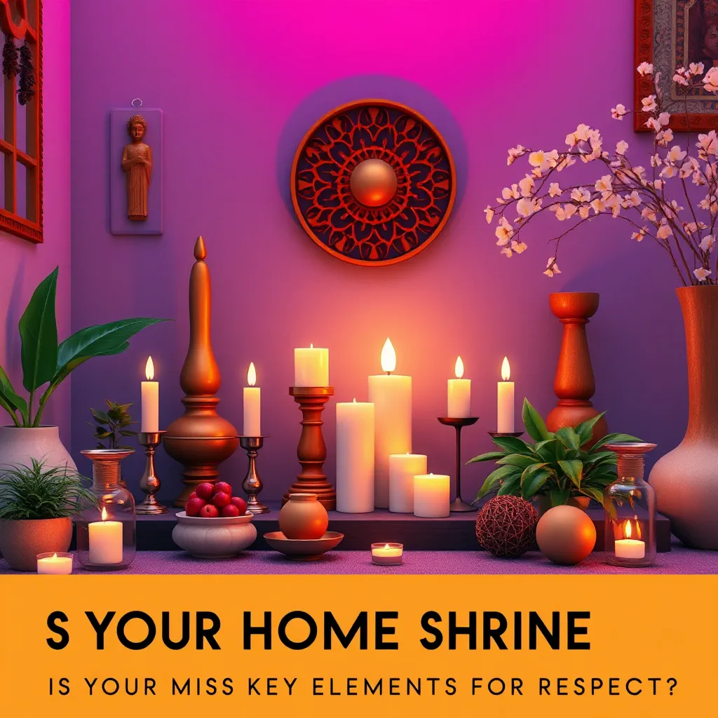 Is Your Home Shrine Missing Key Elements for Respect? : MysteryLores