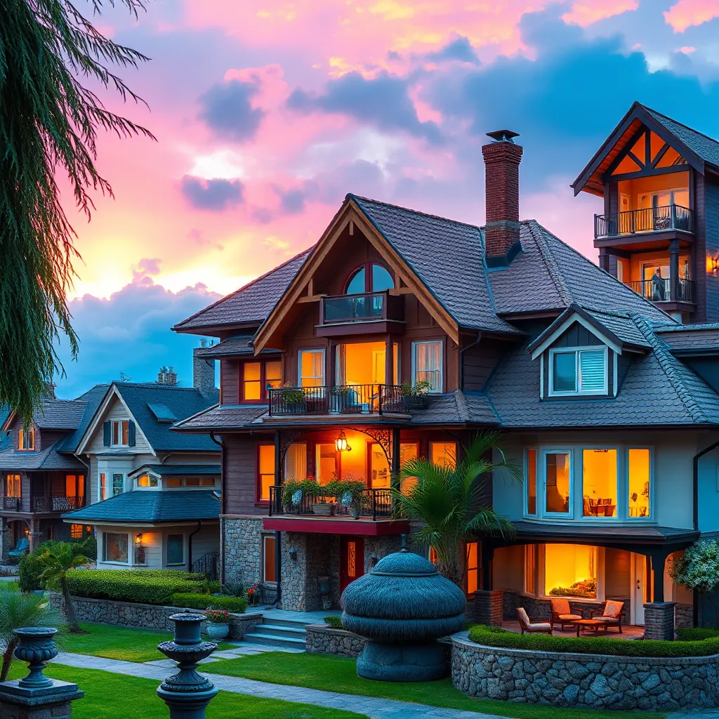Houses Captured as Visual Representations of Life : MysteryLores