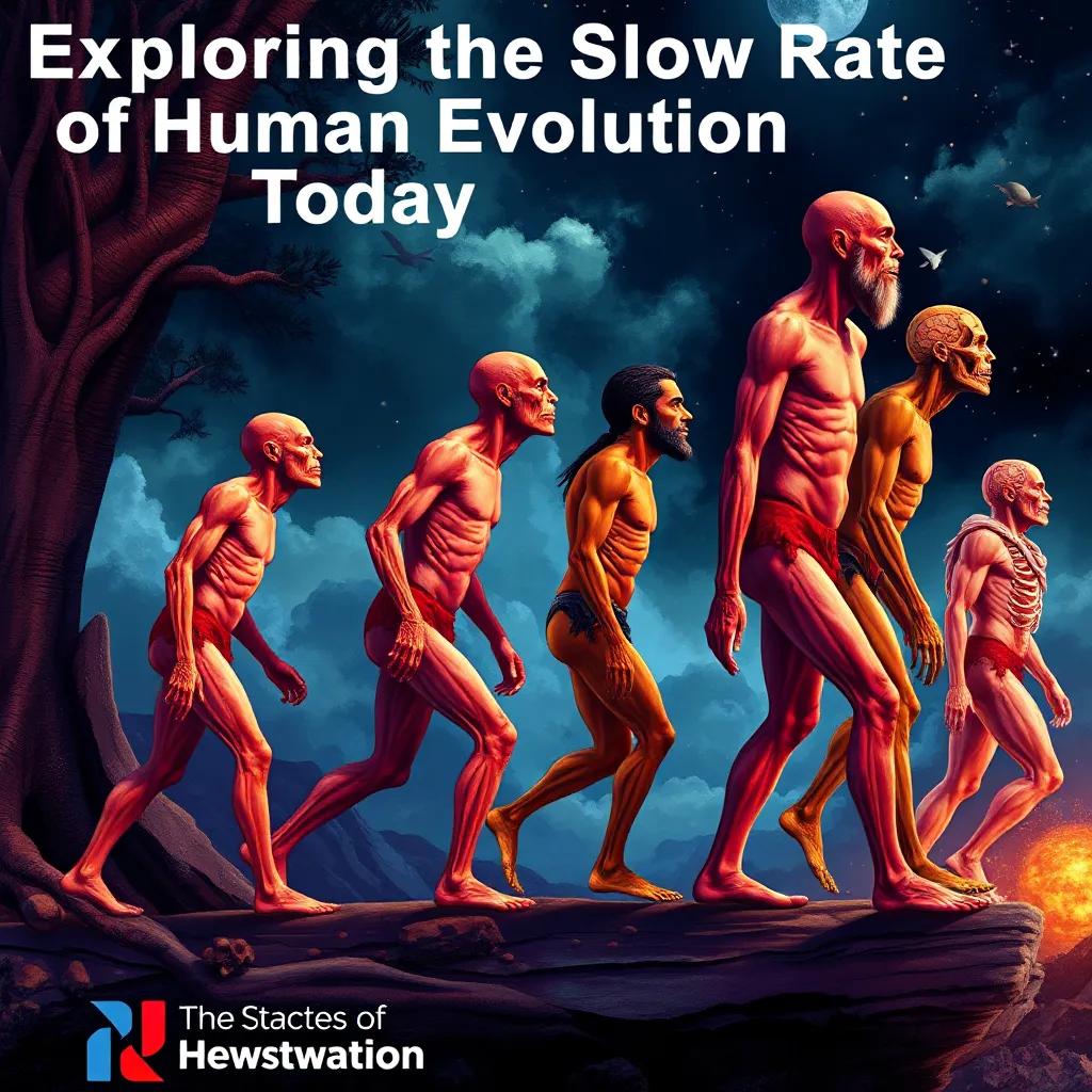 Exploring the Slow Rate of Human Evolution Today : MysteryLores