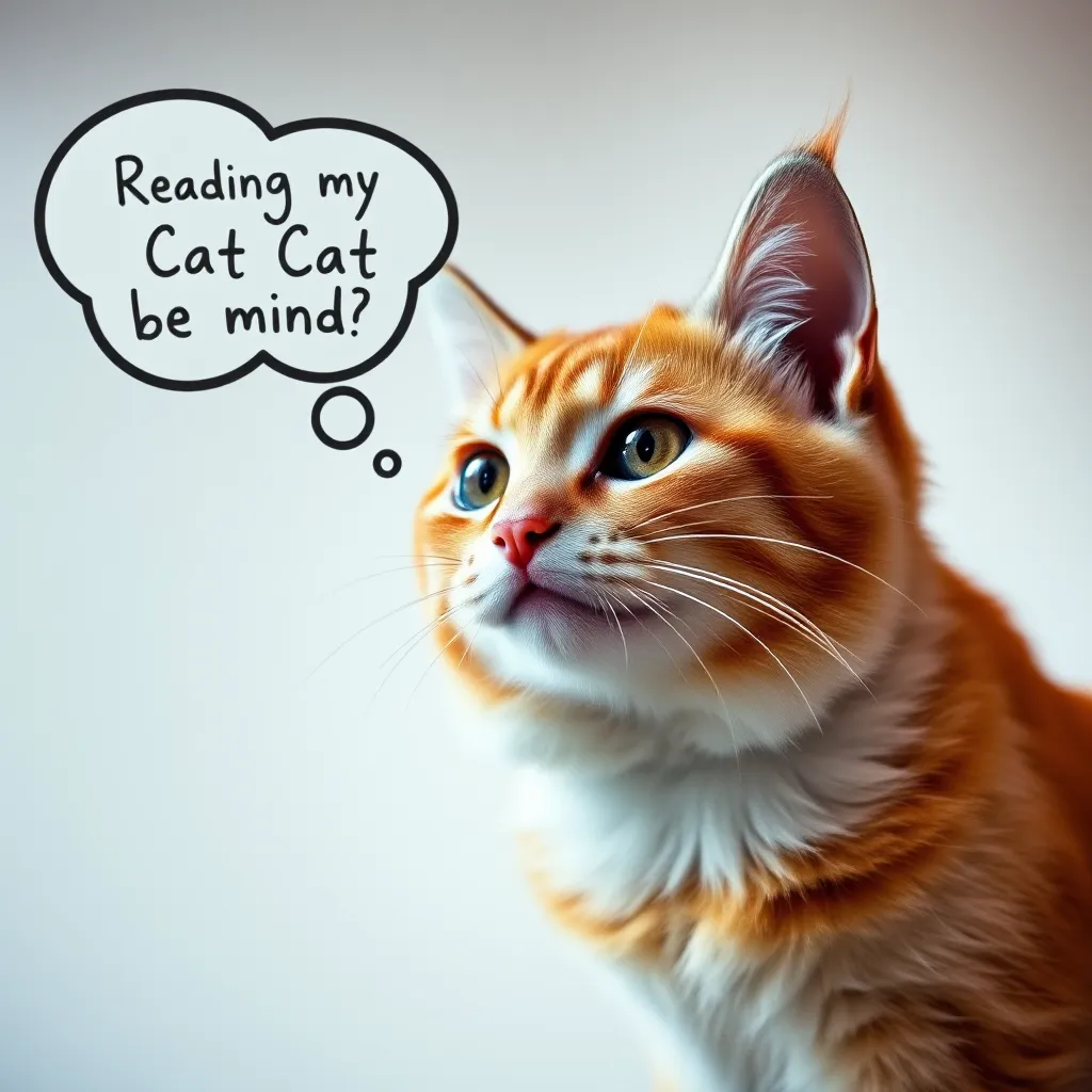 Reading My Cat's Mind: A Humorous Take on Feline Thoughts : MysteryLores