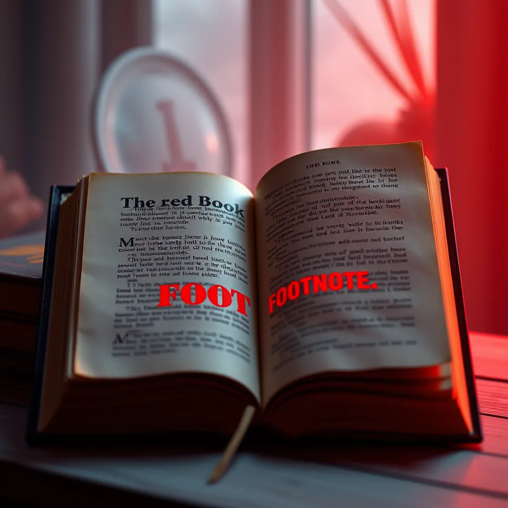 Why Readers Are Laughing at The Red Book's Footnote : MysteryLores