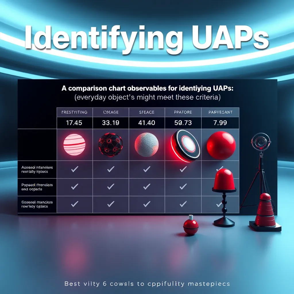 Evaluating the 6 Observables for Identifying UAPs : MysteryLores