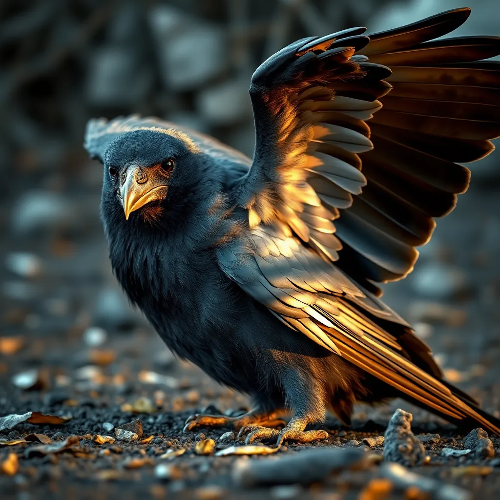 Exploring the Spiritual Meaning Behind an Injured Crow : MysteryLores