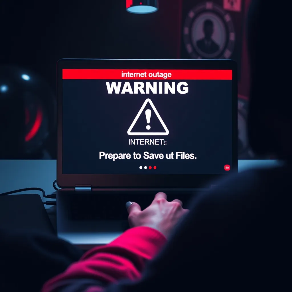 Internet Outage Warning: Prepare to Save Your Files : MysteryLores
