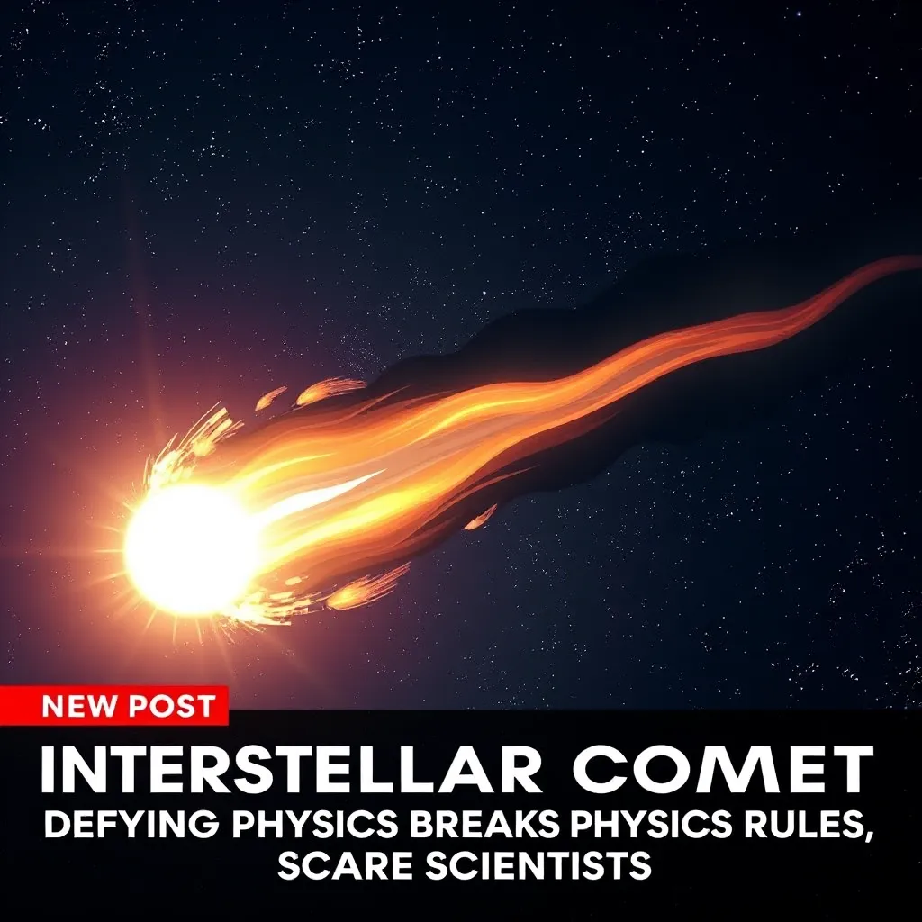 Interstellar Comet Breaks Physics Rules, Scares Scientists : MysteryLores