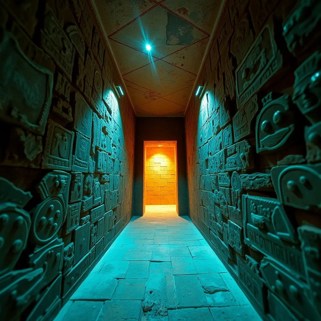 Invisible Paint Discovered Inside Egyptian Pyramids : MysteryLores