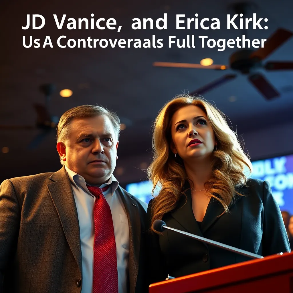JD Vance and Erica Kirk: A Controversial Future Together : MysteryLores