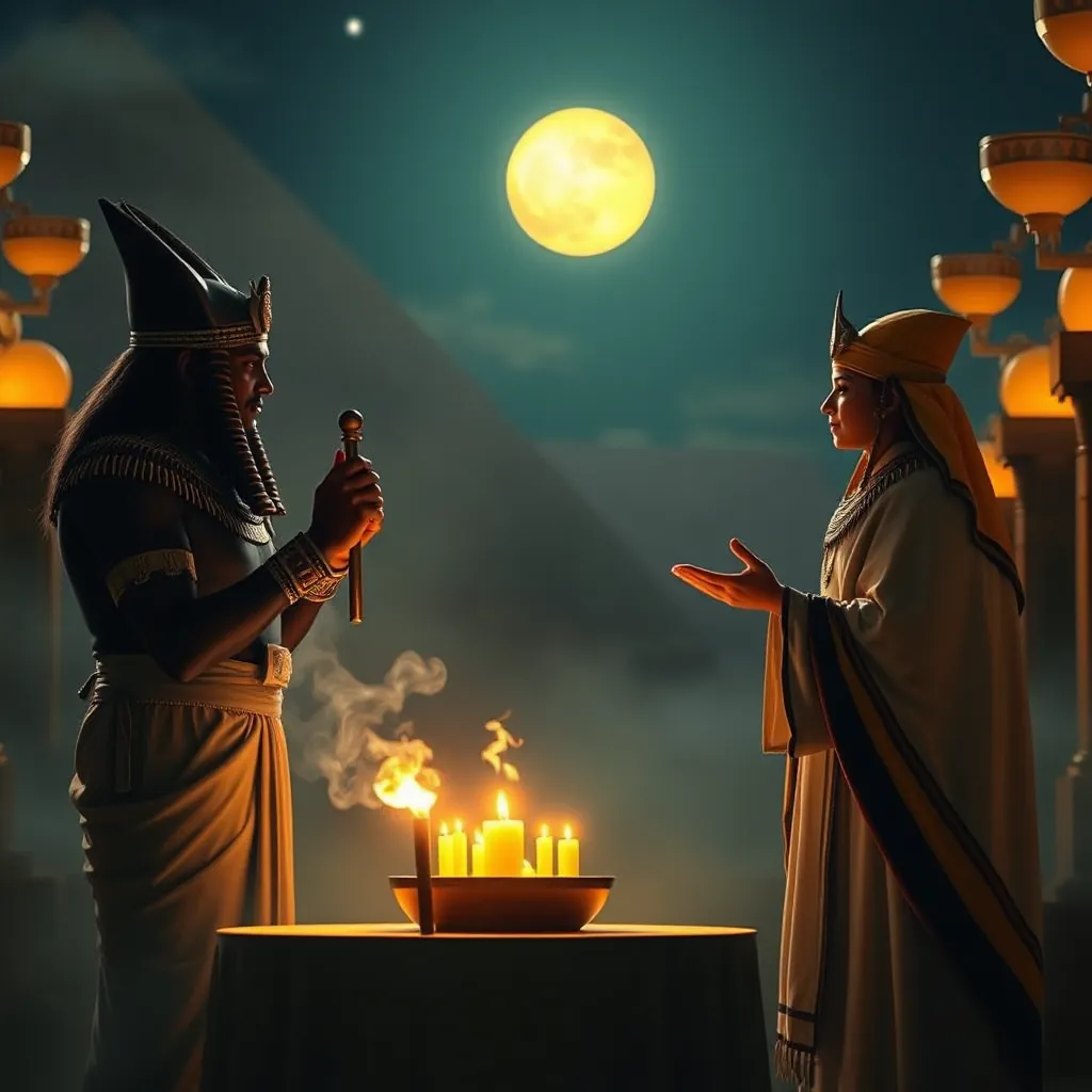 Khonsu's Full Moon Offering: Rituals and Significance : MysteryLores