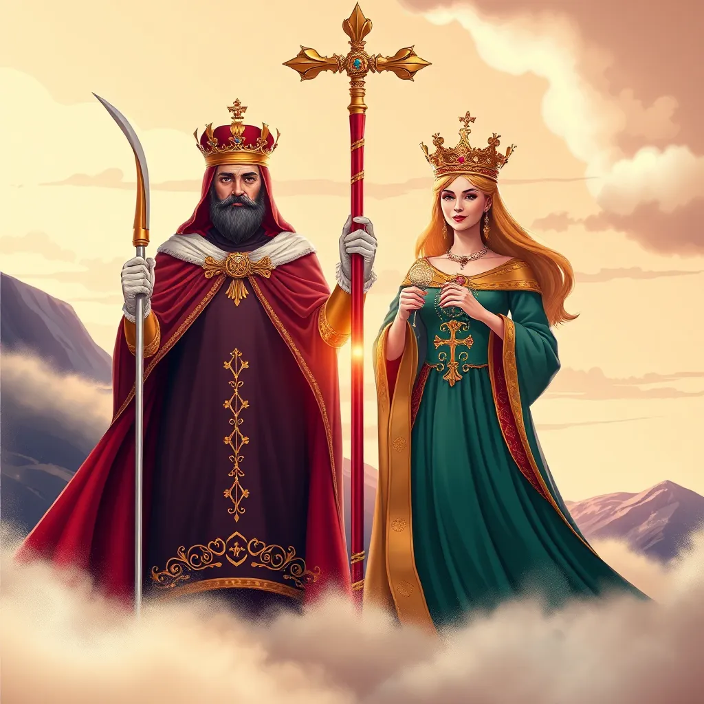 Exploring New Relationships: King and Queen of Pentacles : MysteryLores