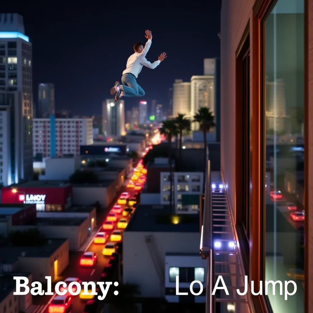 Demand for Viral Balcony Jump Footage in LA Tonight : MysteryLores