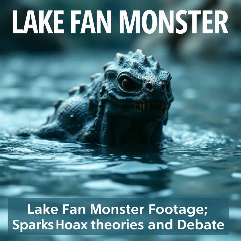 Lake Fan Monster Footage Sparks Hoax Theories and Debate : MysteryLores