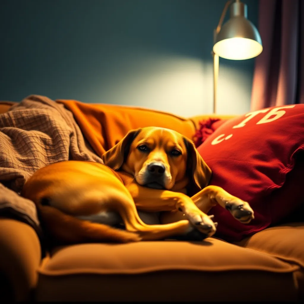 Heartwarming Photo Reveals Late Dog on Couch from 2012 : MysteryLores
