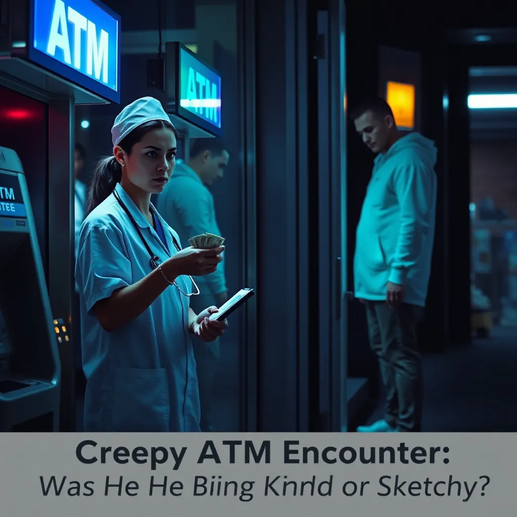 Creepy ATM Encounter: Was He Being Kind or Sketchy? : MysteryLores
