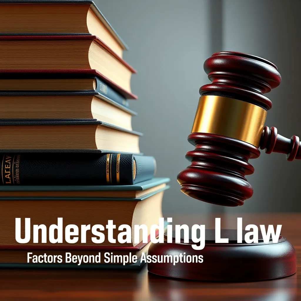 Understanding Law: Factors Beyond Simple Assumptions : MysteryLores